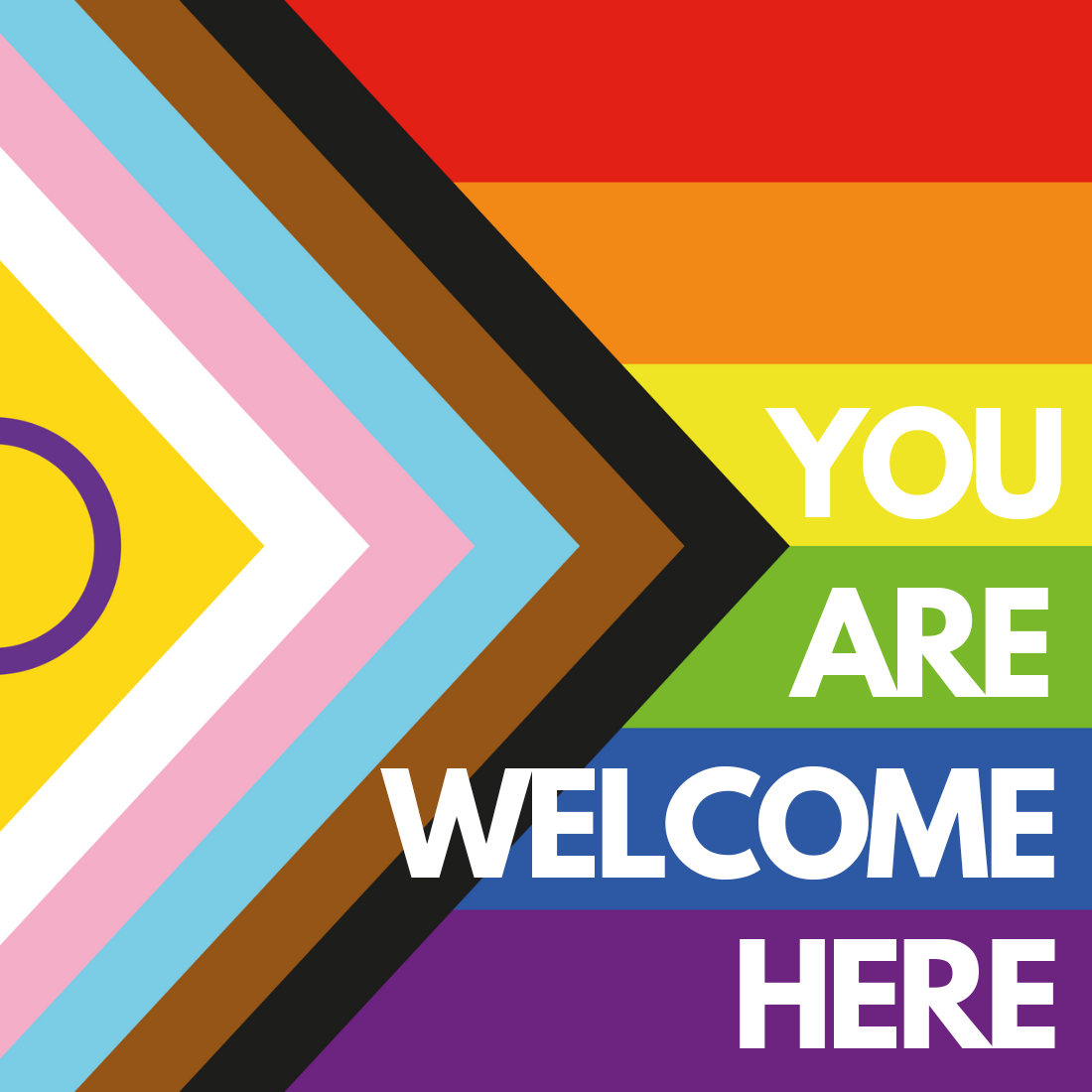 You Are Welcome Here XL Sticker — Venus Envy